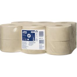 Tork T2 Advanced Natural Mini Jumbo wc-paperi 2-krs 12rll | Pamark
